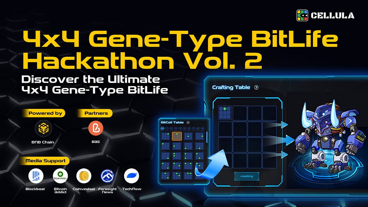 Cellula 4x4 Gene-Type BitLife Hackathon Vol. 2 | by Cellula | Oct, 2024 | Medium