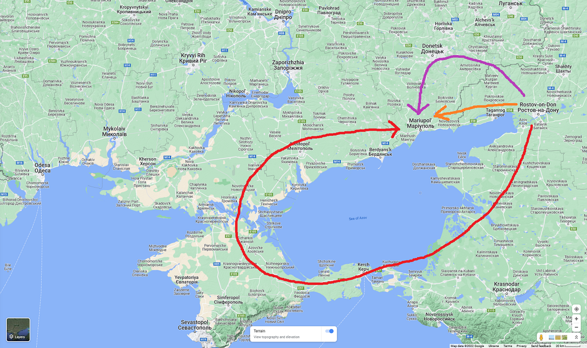 Russo-Ukrainian war south front supply lines paradox (Updated) | by ...