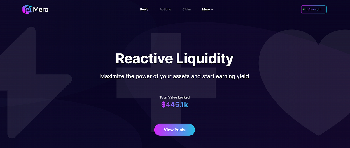 MERO - Yield Farming Lab - Medium