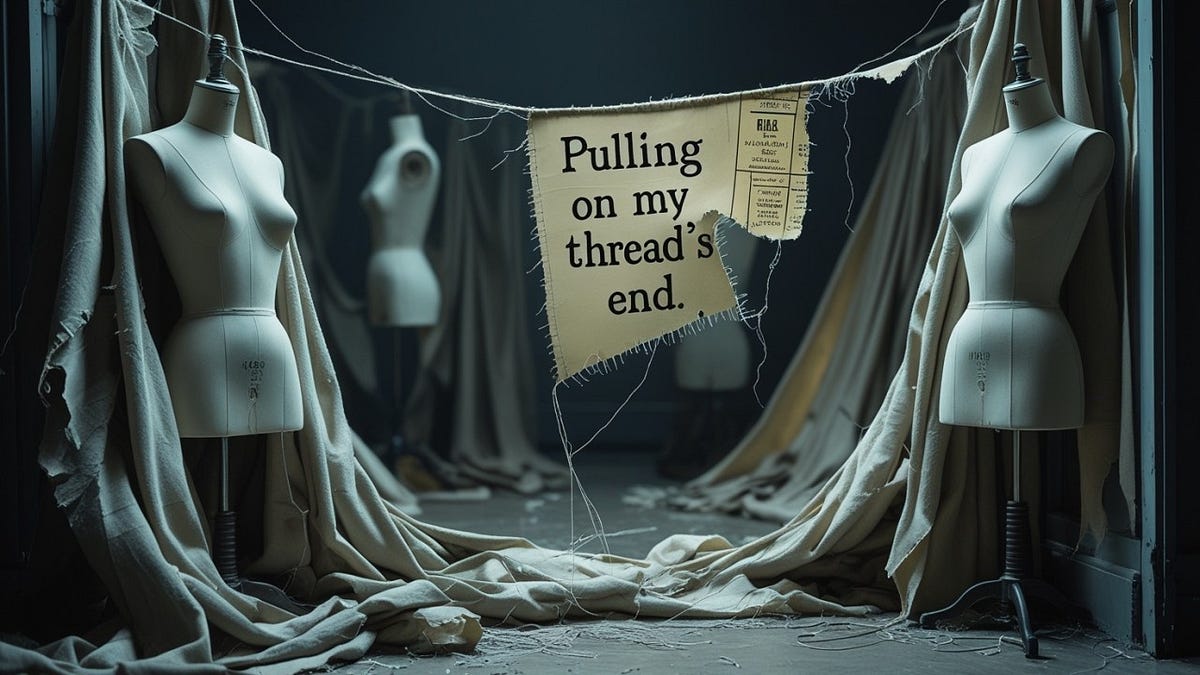 Details in the Fabric. Pulling on my thread’s end. | by Melissa Patrick ...