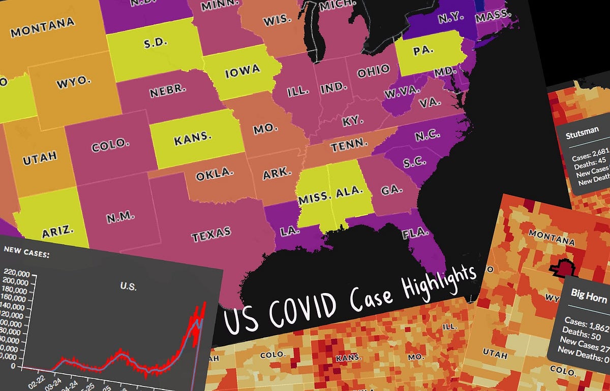 US COVID Cases Surge: Reaching Over 200k New Daily Cases | by US Covid ...