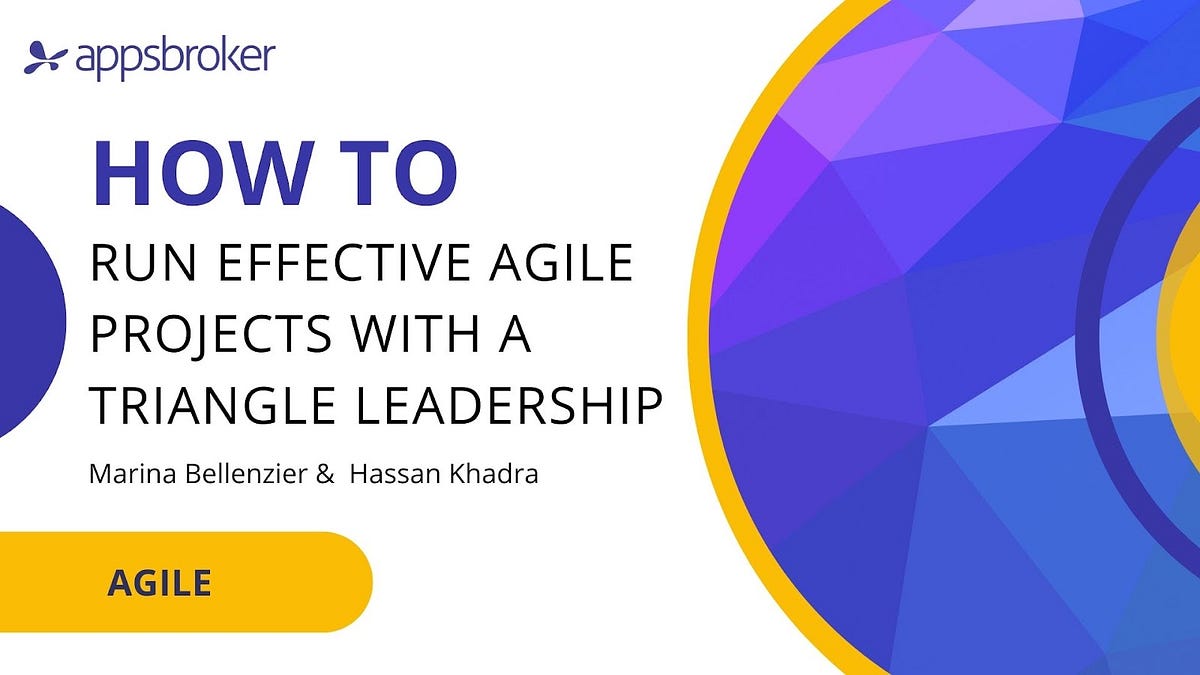 How to run effective Agile Projects with a Triangle Leadership | by ...