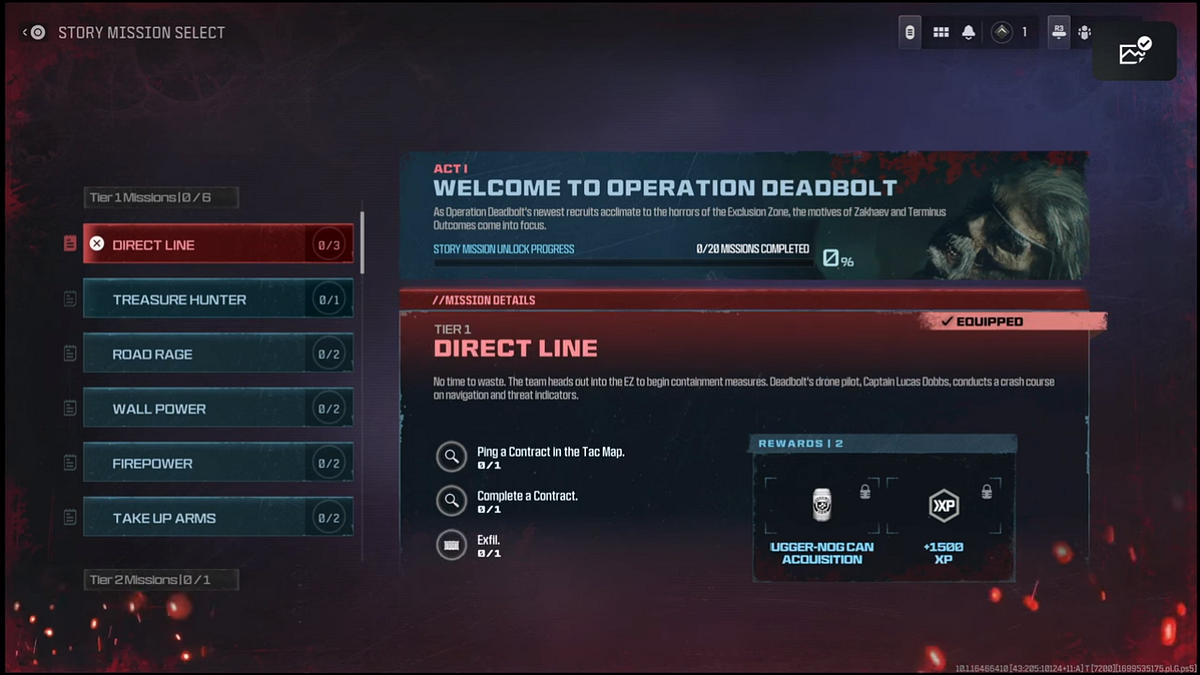 MW3 Zombies Operation Deadbolt Act 1: All Missions And Rewards | by ...