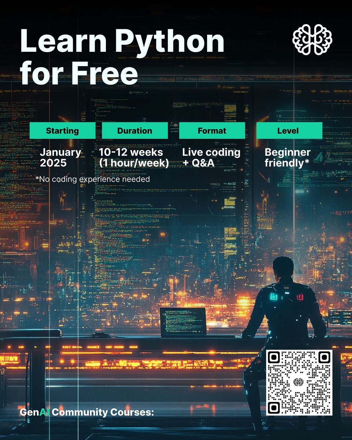 🎯 Free GenAI Coding Classes — Starting January 2025 | by Generative AI | Medium