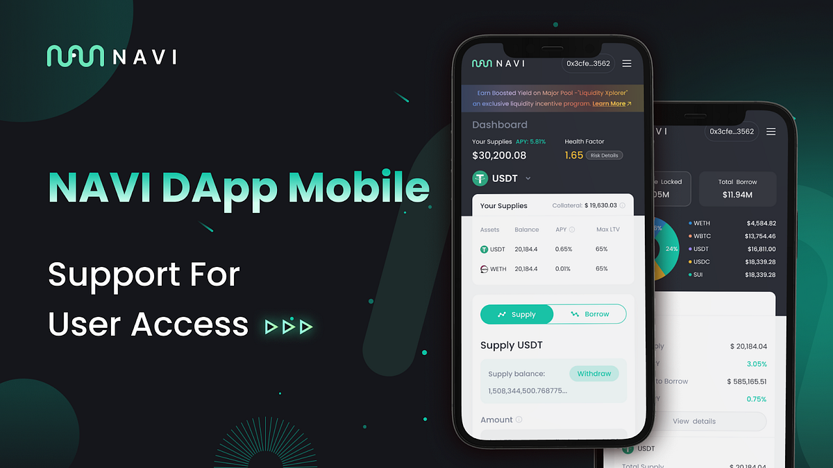 Seamlessly Access DeFi On-the-Go Through Your Mobile on NAVI Protocol | by Navi Protocol | Medium