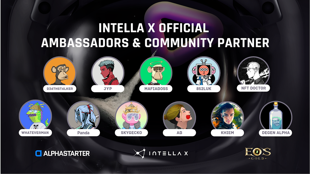 Intella X Official KOL Ambassadors & Community Partner | by Intella X ...