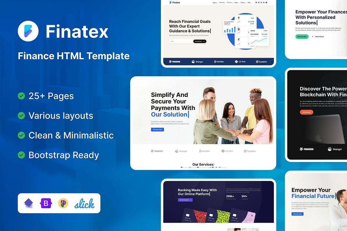 Finatex — Finance Consulting HTML Template (Site Templates Web ...
