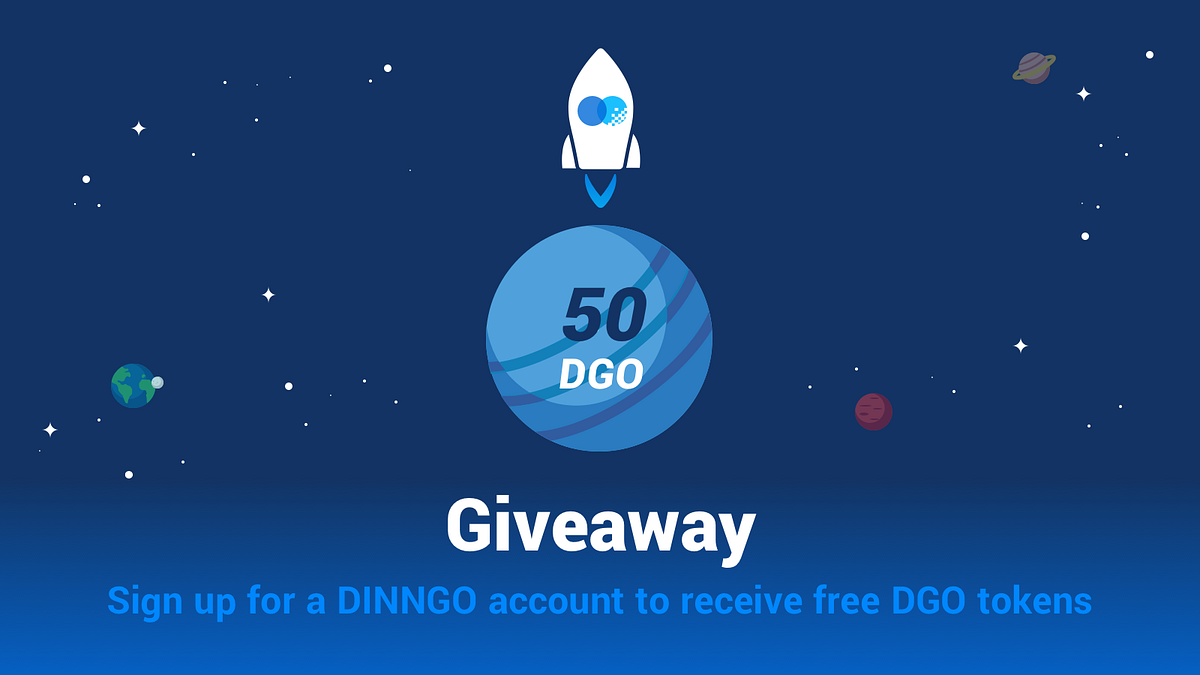 Sign up on DINNGO to earn free DGO tokens | by DINNGO | DINNGO | Medium