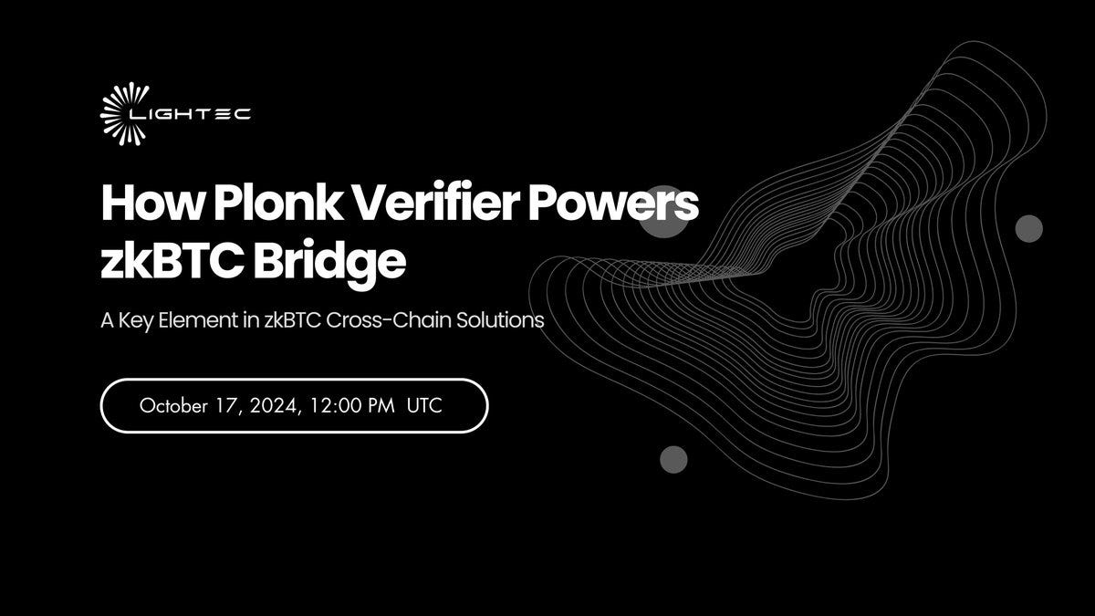 AMA Recap:How Plonk Verifier Powers zkBTC Bridge | by Lightec | Nov ...