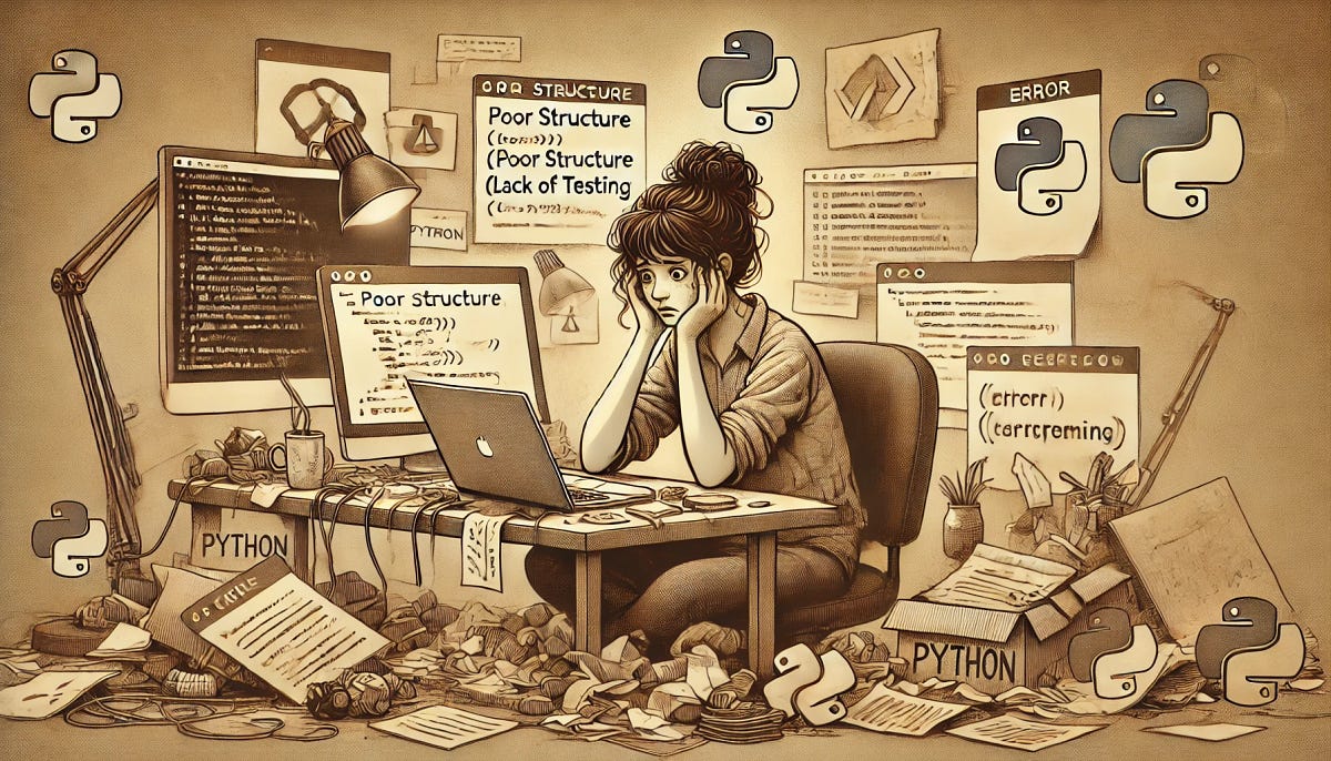 Why your Python projects fail?. Is your code broken or is it just you? | by Katy | GoPenAI