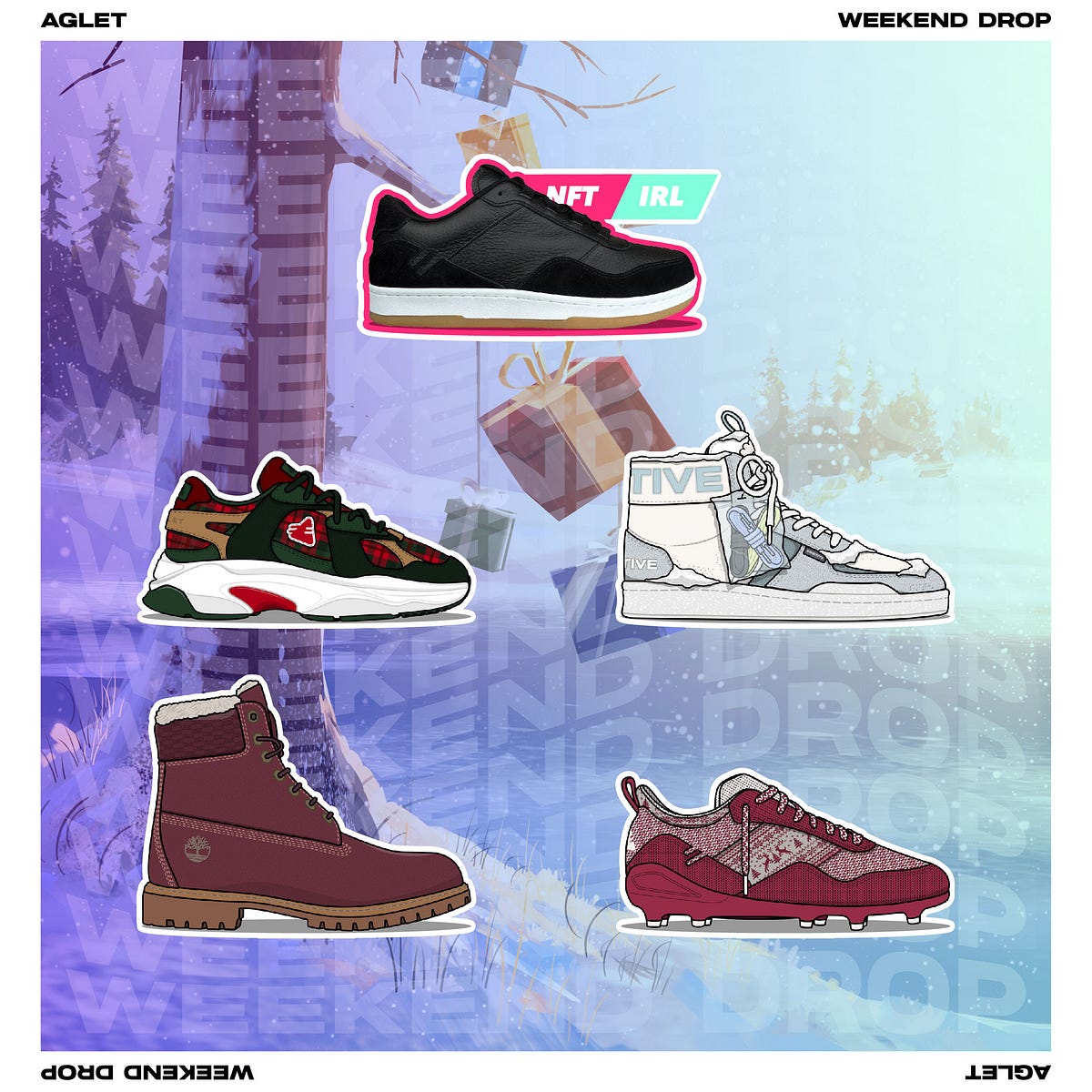 IRL drop this weekend — Aglet One ‘Black/Gum IRL’! | by Aglet | Aglet