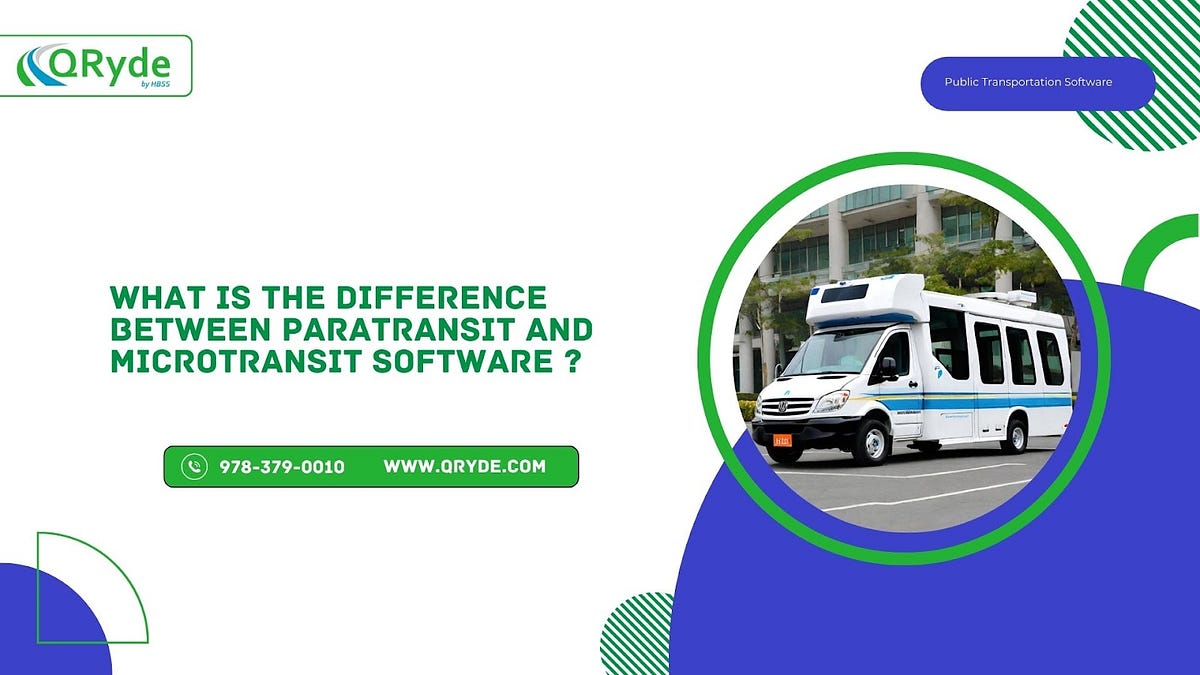 What is the difference between paratransit and microtransit software ? | by Qrydebyhbss | Mar ...