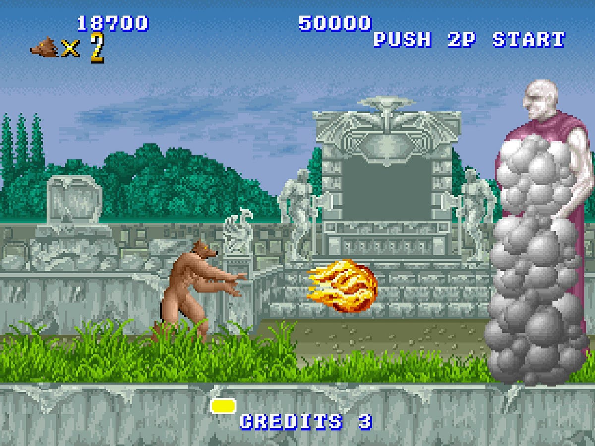 The Video Game Logic of Altered Beast | by Ben James | Sep, 2025 | Medium