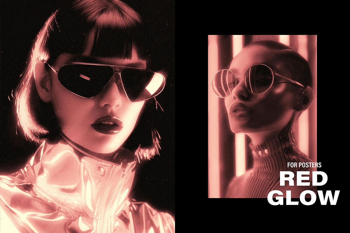 Red Glow Photo Effect for Posters | by Svginnovator | Jun, 2024 | Medium