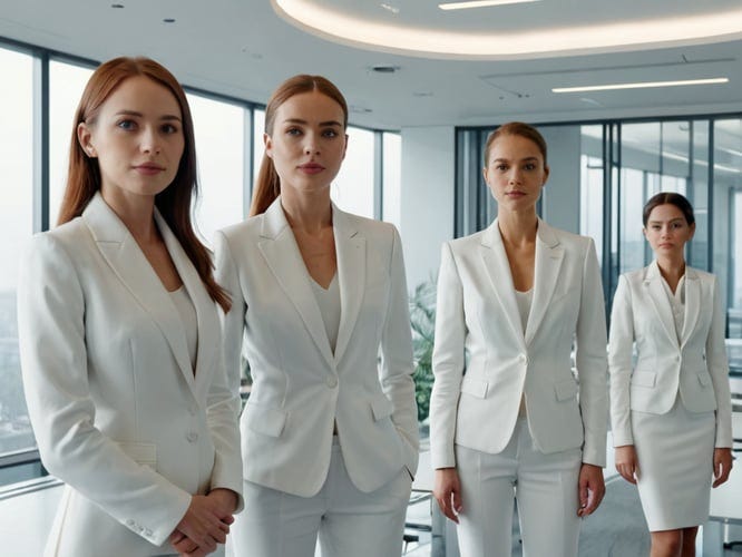 Women’s White Suits | by Mackenzie Velocity | Medium