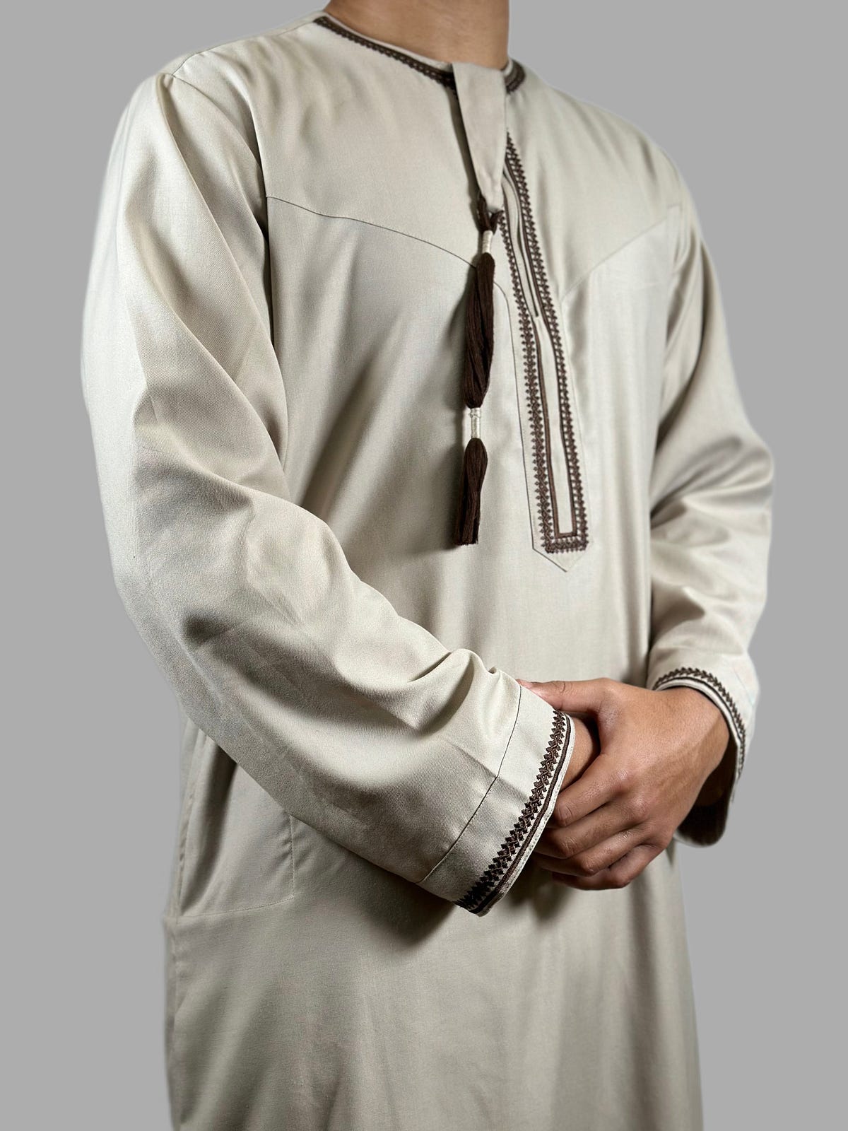 LUXURY BEIGE OMANI THOBE. The epitome of elegance and style: the… | by ...
