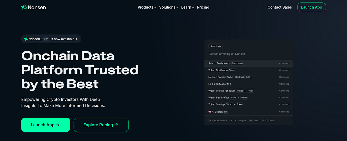 What is Nansen? The Leading Blockchain Data Analytics Platform | by Bigcoin Medium NFT | Nov ...