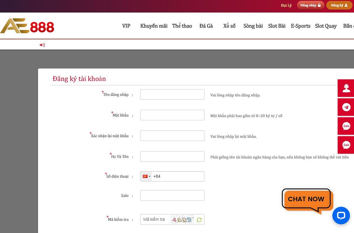 Huong dan chi tiet cach dang ky AE888 | by AE3888 | Medium