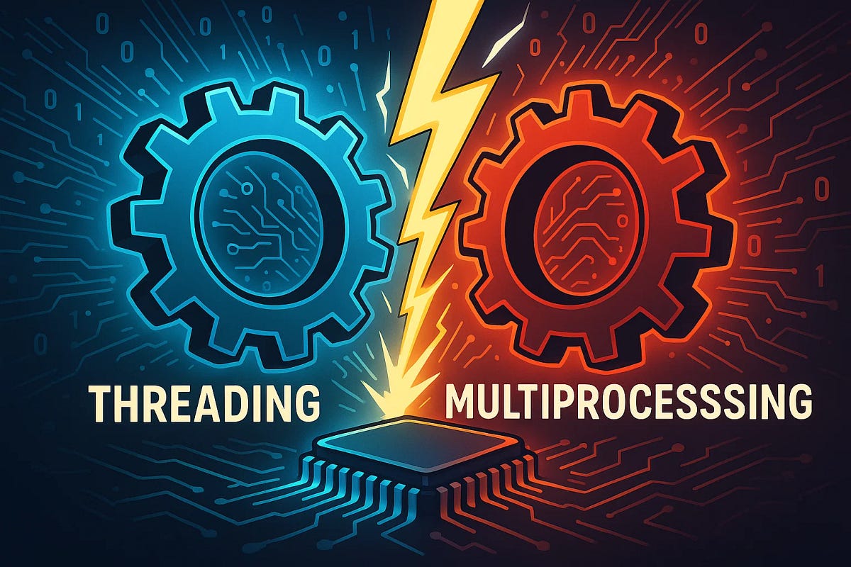 Python Threading vs Multiprocessing: My Real-World Lessons | by Zain Ahmad | Sep, 2025 | Python ...