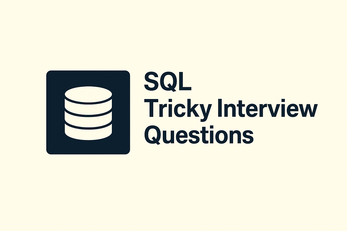 SQL Tricky Interview Questions — 2 | by Shivam Srivastava | Coding Odyssey | Jun, 2025 | Medium