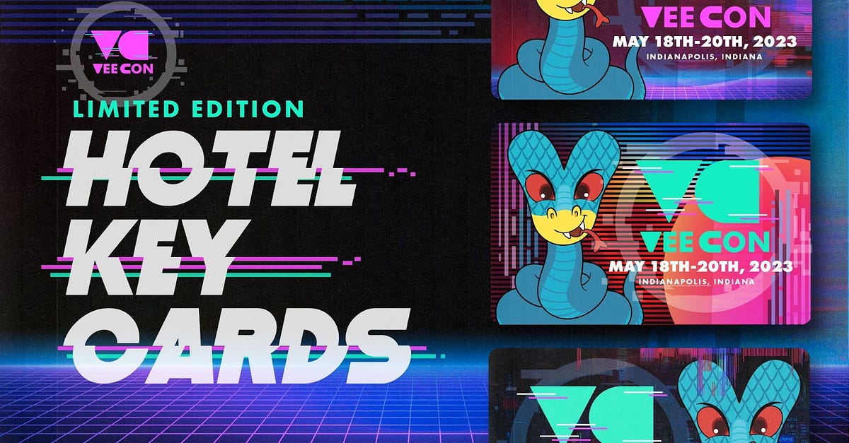 Introducing Limited Custom VeeCon Hotel Key Cards | by VeeFriends ...