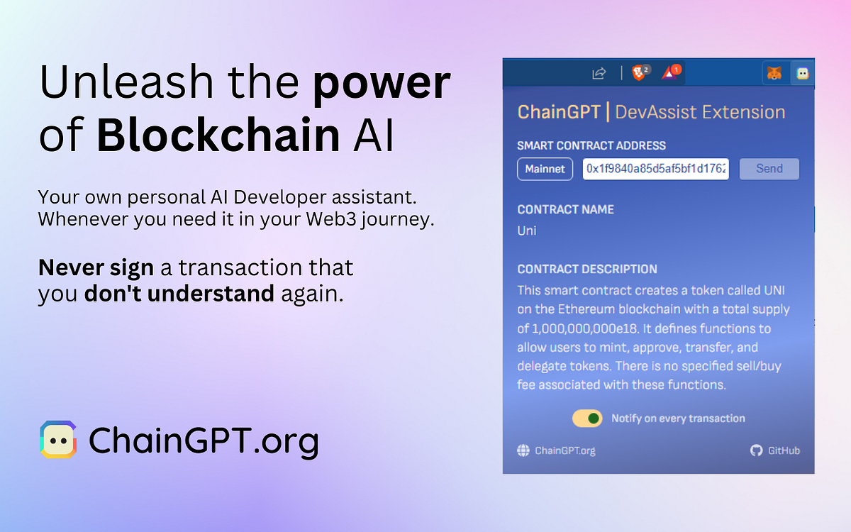 Dev Assist One of The ChainGPT Features | by Web3 Part Time Student ...