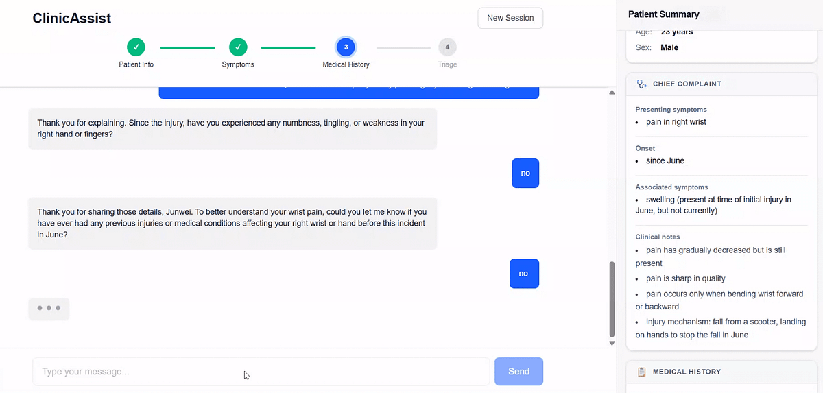 Building a clinical intake assistant using LangGraph | by Wang Junwei ...