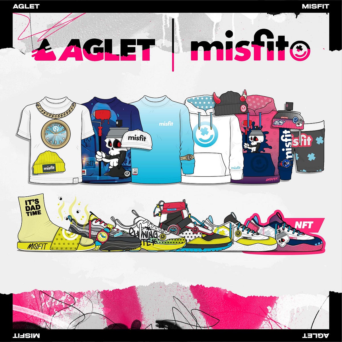 Misfit x Aglet Collab Prizes and NFT! | by Aglet | Aglet