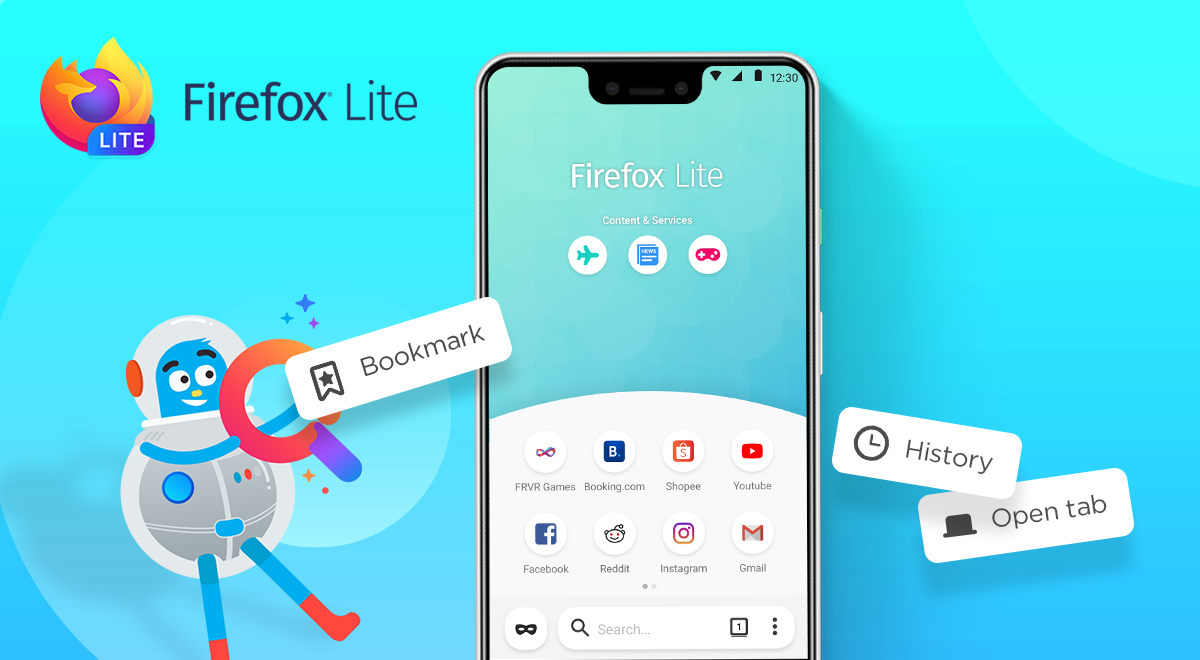 Meet the New Firefox Lite: Awesome Bar, Customized Home Screen, and More | by Mozilla in Asia ...