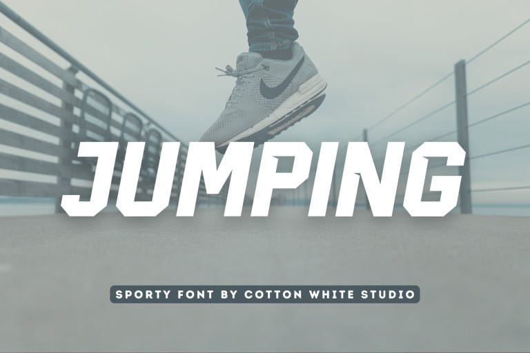 Jumping Font Free Download - Kaitooon - Medium