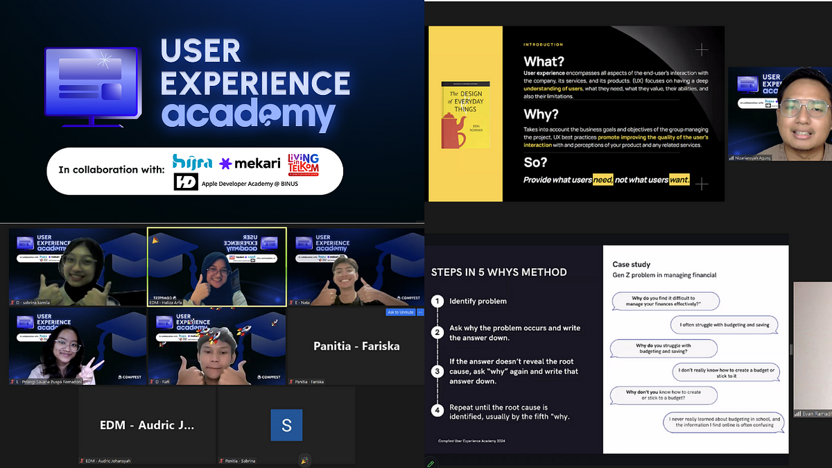 Merancang Masa Depan Pengalaman Pengguna: Perjalanan di User Experience Academy | by Haliza Arfa ...