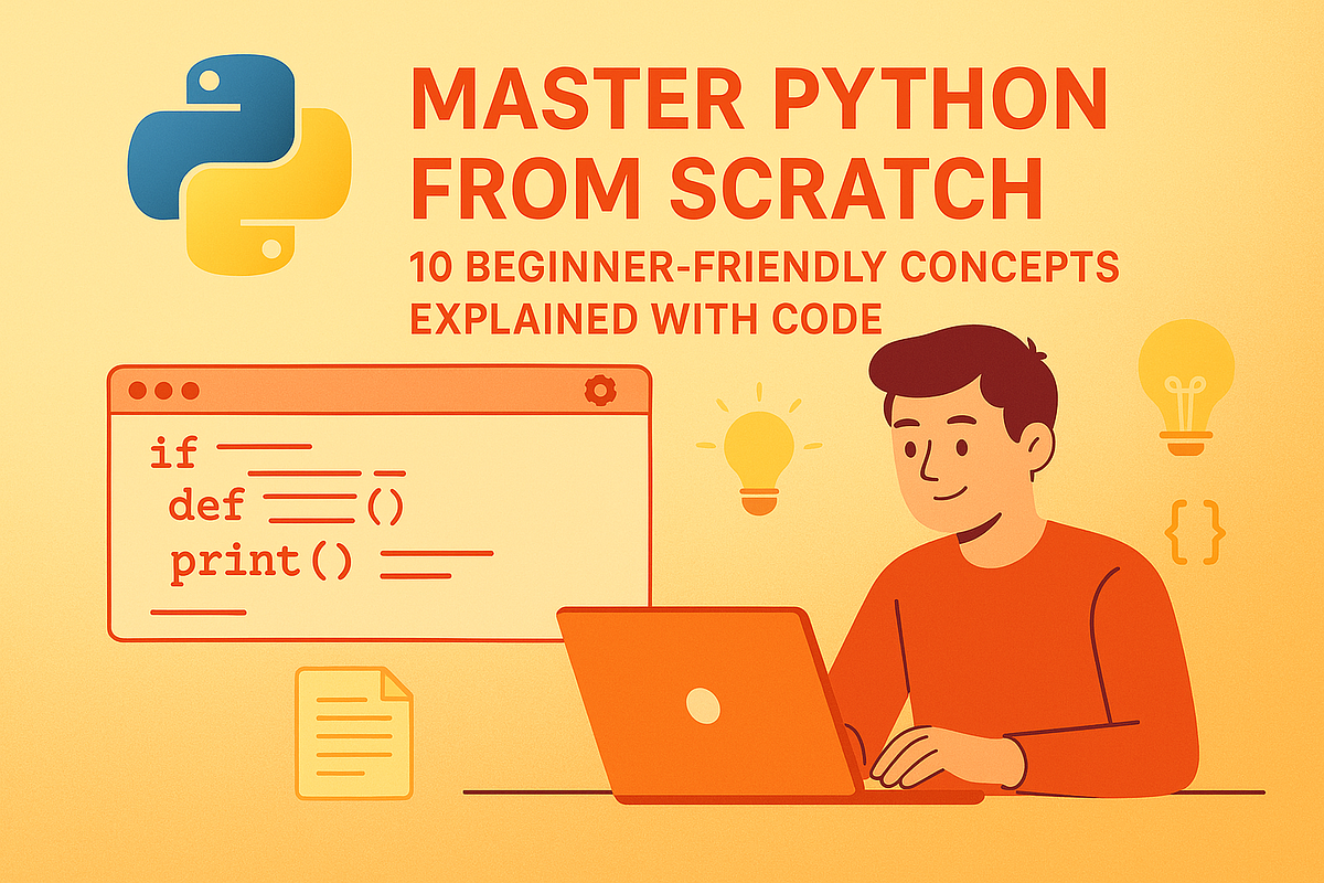 Master Python From Scratch: 10 Beginner-Friendly Concepts Explained With Code | by Abdul Ahad ...
