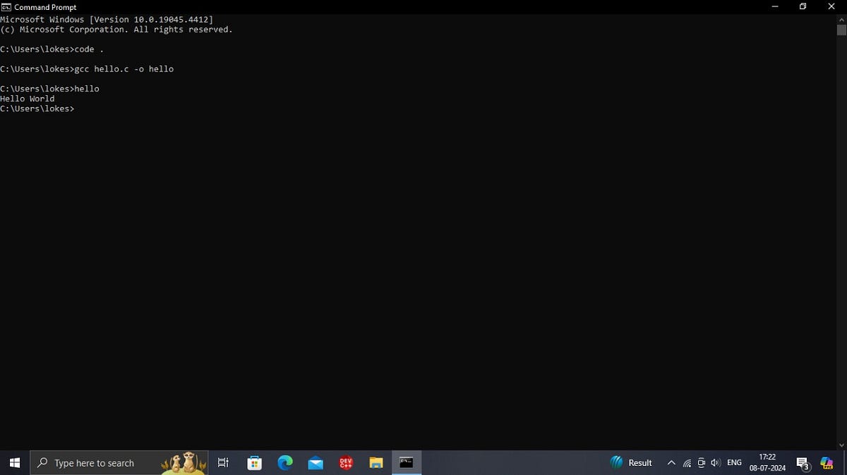 Getting Started with C. (Tutorial for Windows only) | by Uday Cherri ...