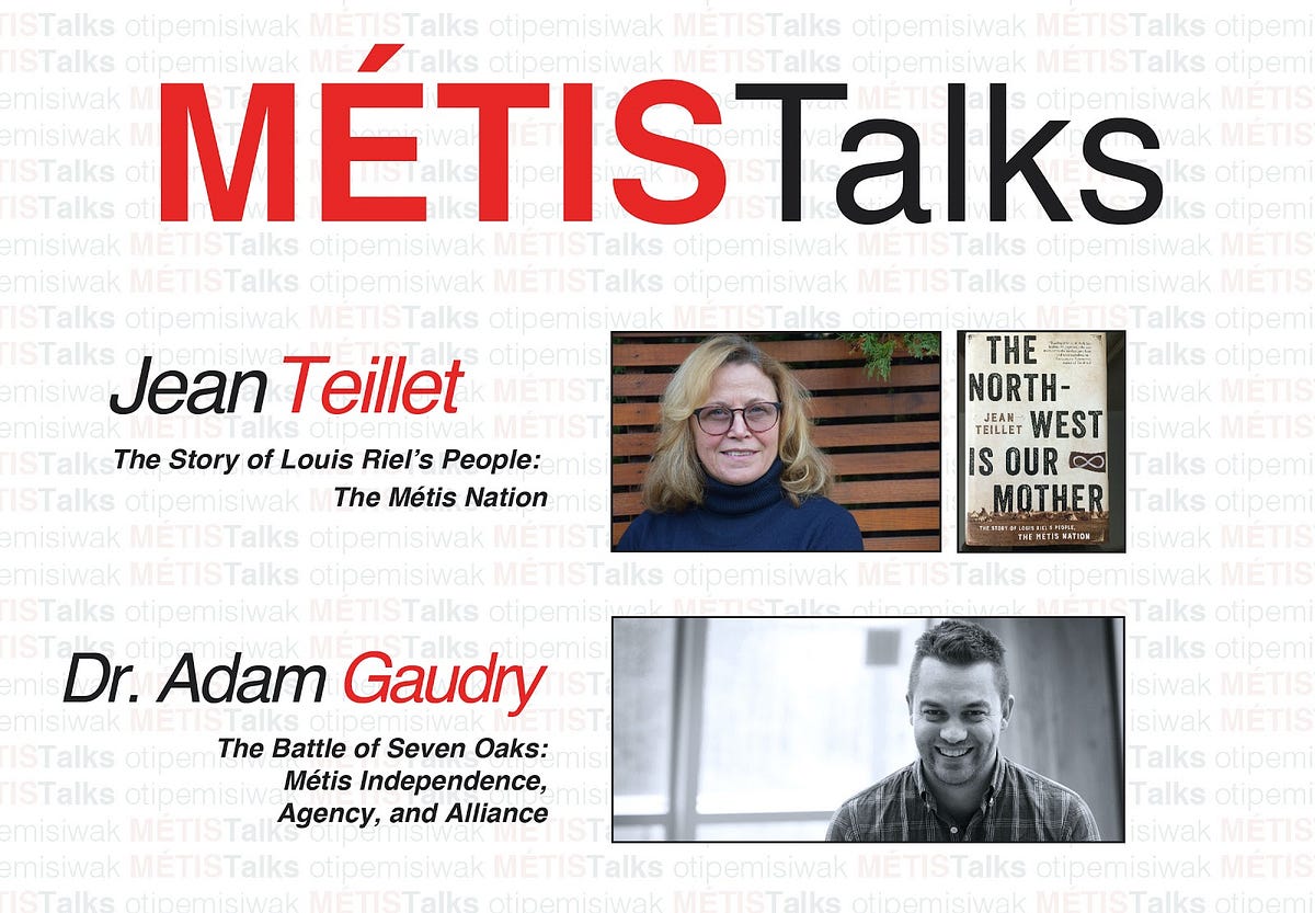 MÉTIS Talks Fall 2019. The Rupertsland Centre for Metis… | by Faculty ...