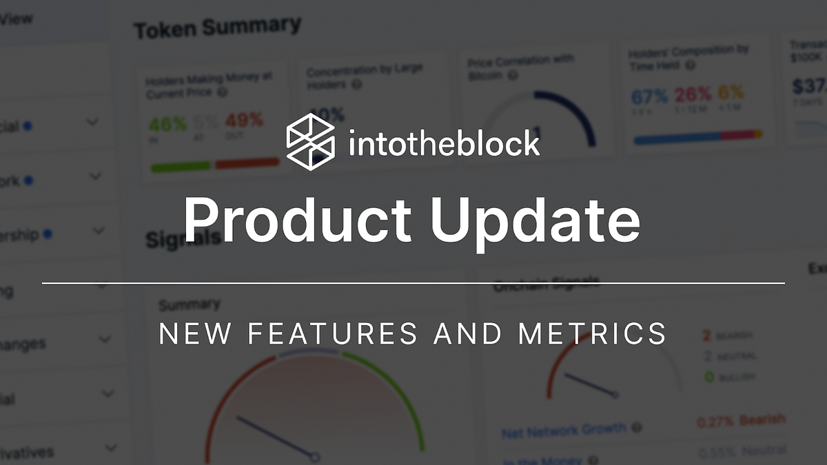 New indicators and metrics available on IntoTheBlock Analytics | by IntoTheBlock | IntoTheBlock ...