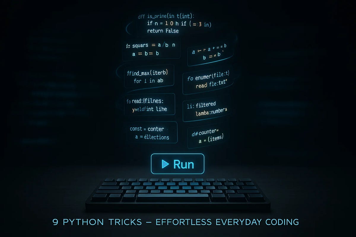 9 Python Tricks That Make Everyday Coding Effortless | by Abdur Rahman ...