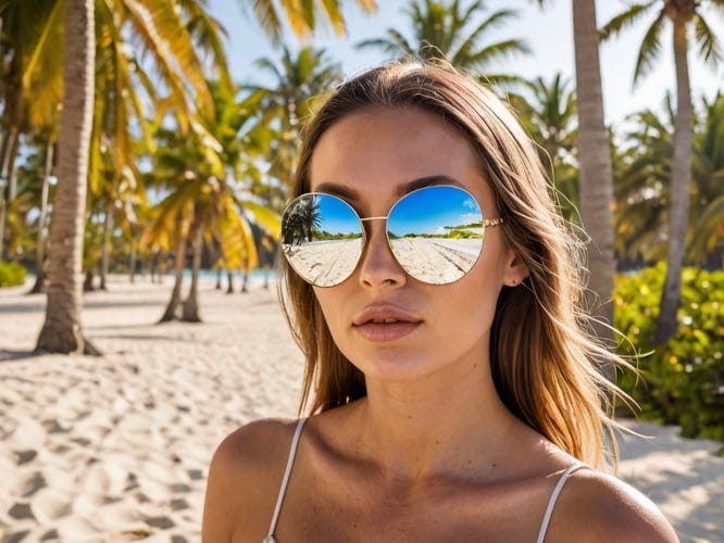 Oversized Mirrored Sunglasses | by Arya Russell | Medium