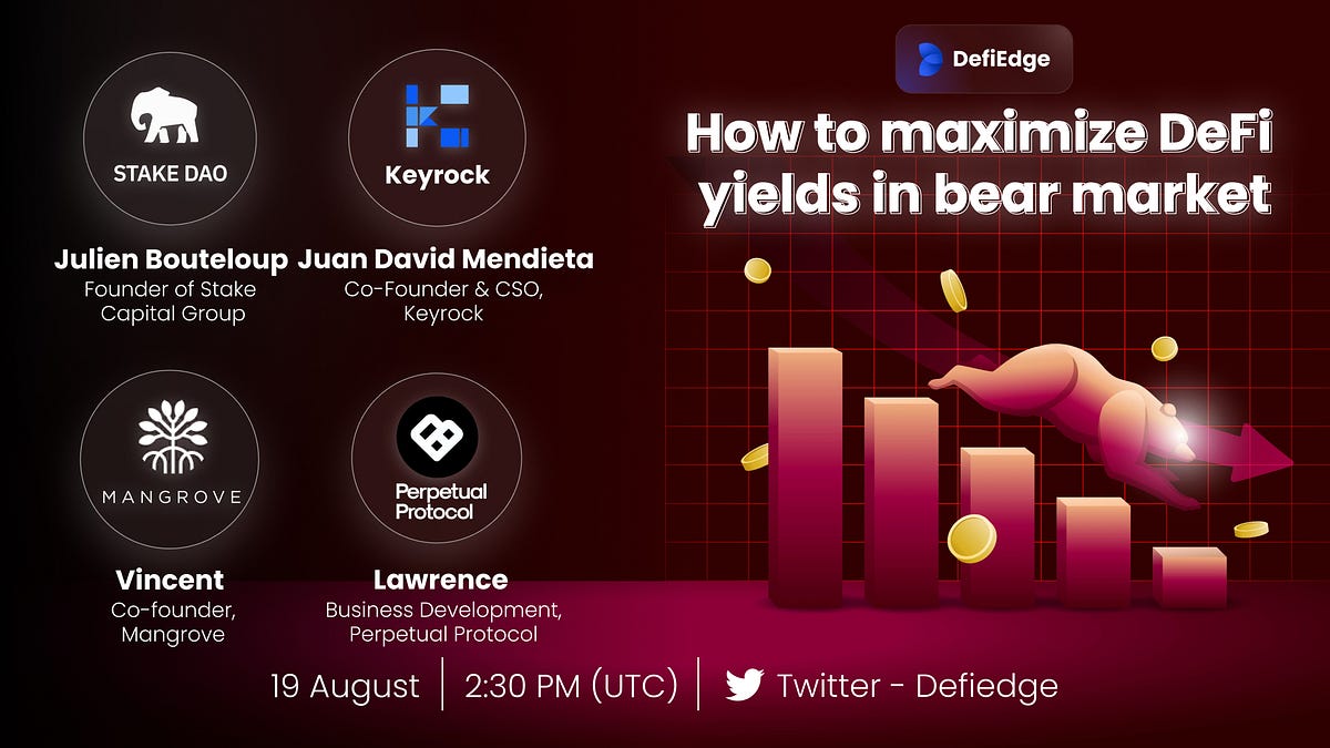 How to maximise DeFi yields in bear markets? | by DefiEdge | Medium