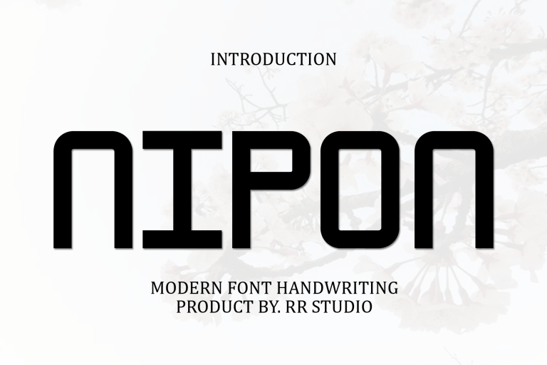 Nipon Font | by Kaitooon | Jun, 2024 | Medium