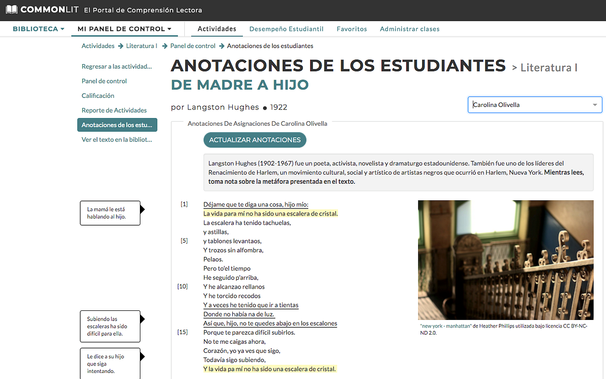 3 maneras de usar la herramienta de anotaciones de CommonLit ...