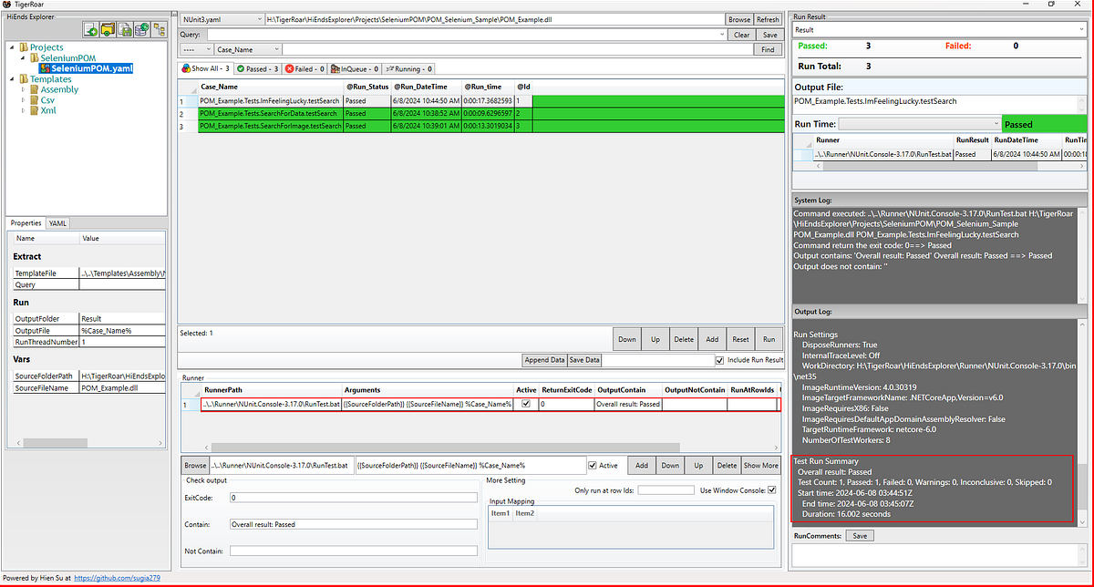 Hiends — Nunit 3 Test Runner Gui For Tests — A Tool For Managing Command Execution Tasks By