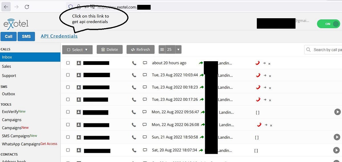 How to implement exotel bulk call details api in laravel 9. | by Rohit | Medium