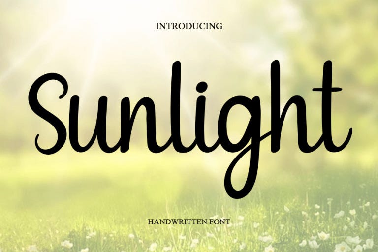 Sunlight Font - Ichiban - Medium