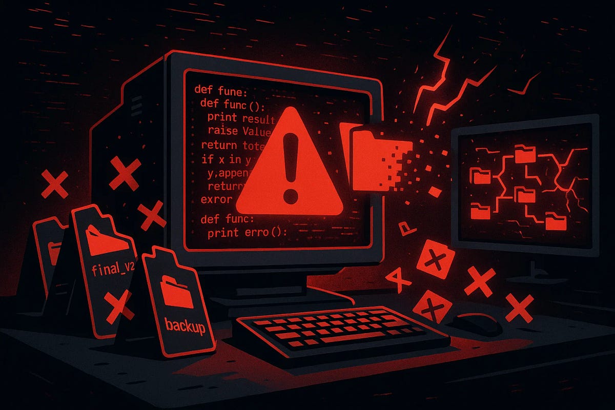 The Python Script That Deleted 17,000 Files | by DefineCode | Jul, 2025 ...