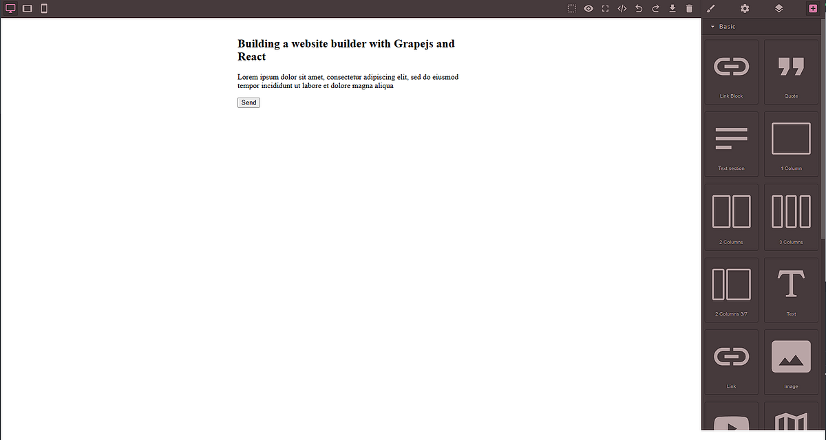 Building a website builder with React | by Rafael Magalhaes | Medium