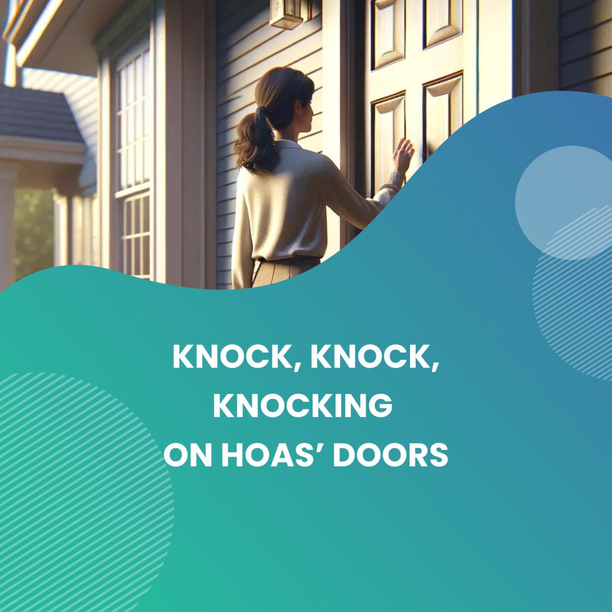 Knock, Knock, Knocking on HOAs’ Doors | by Rexera (Formerly InspectHOA) | Medium