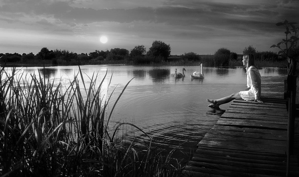 THOUGHTS……… Silence of dark ambience Is like a silence of a pond Where ...