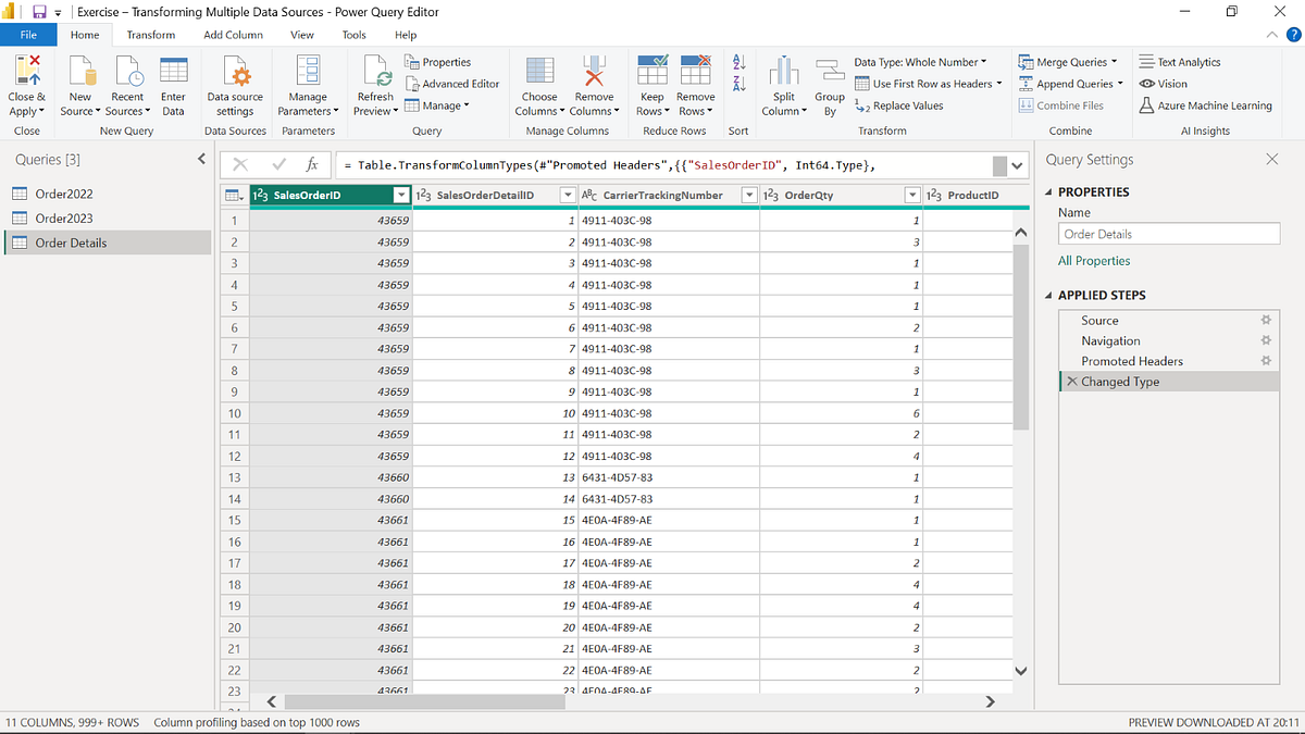 ETL: Transforming multiple data sources in Power Query | by Liam Lim ...