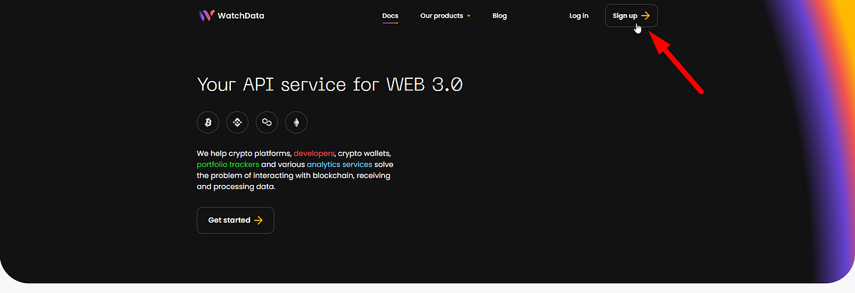 A step-by-step guide on how to start using the WatchData Ethereum API | by WatchData | Block ...