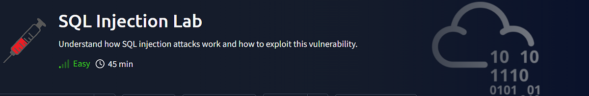 SQL Injection Lab_Walkthrough/tryhackme | by Emrul Hossain | Medium